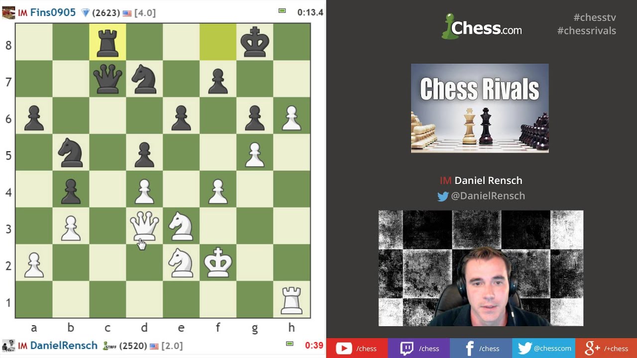 Chess Rivals #2: Best of 12 vs. IM Daniel Rensch [Bullet]