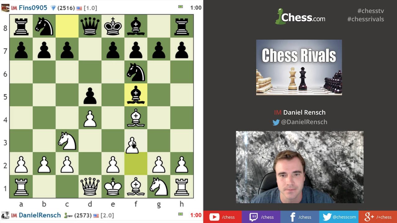Chess Rivals #1: Best of 12 vs. IM Daniel Rensch [Bullet]
