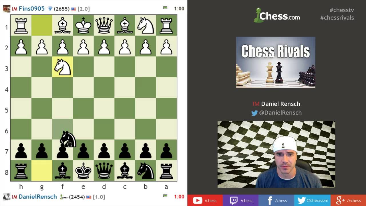 Chess Rivals #6: Race to 10 vs. IM Daniel Rensch [Bullet]