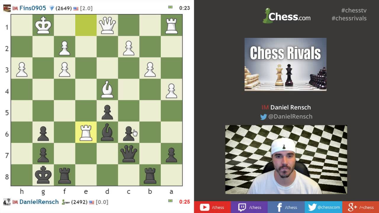 Chess Rivals #8: Race to 10 vs. IM Daniel Rensch [Bullet]