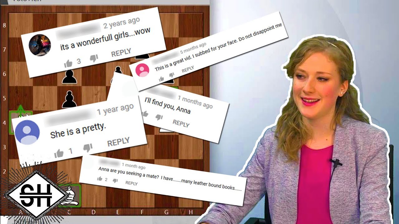 Anna Rudolf reacts to SootHouse Creepy Chess Comments