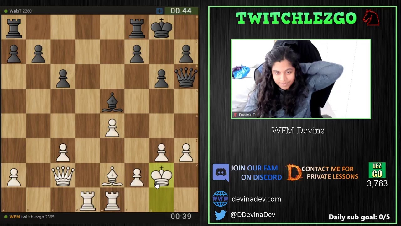 WFM Devina Devagharan: Lichess Plays | !Challenge | lichess.org