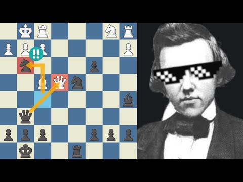 Paul Morphy’s Best Chess Move!