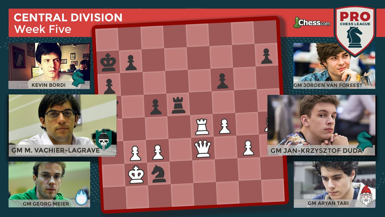 PRO Chess League Week Five: Central Division - MVL vs. Duda!