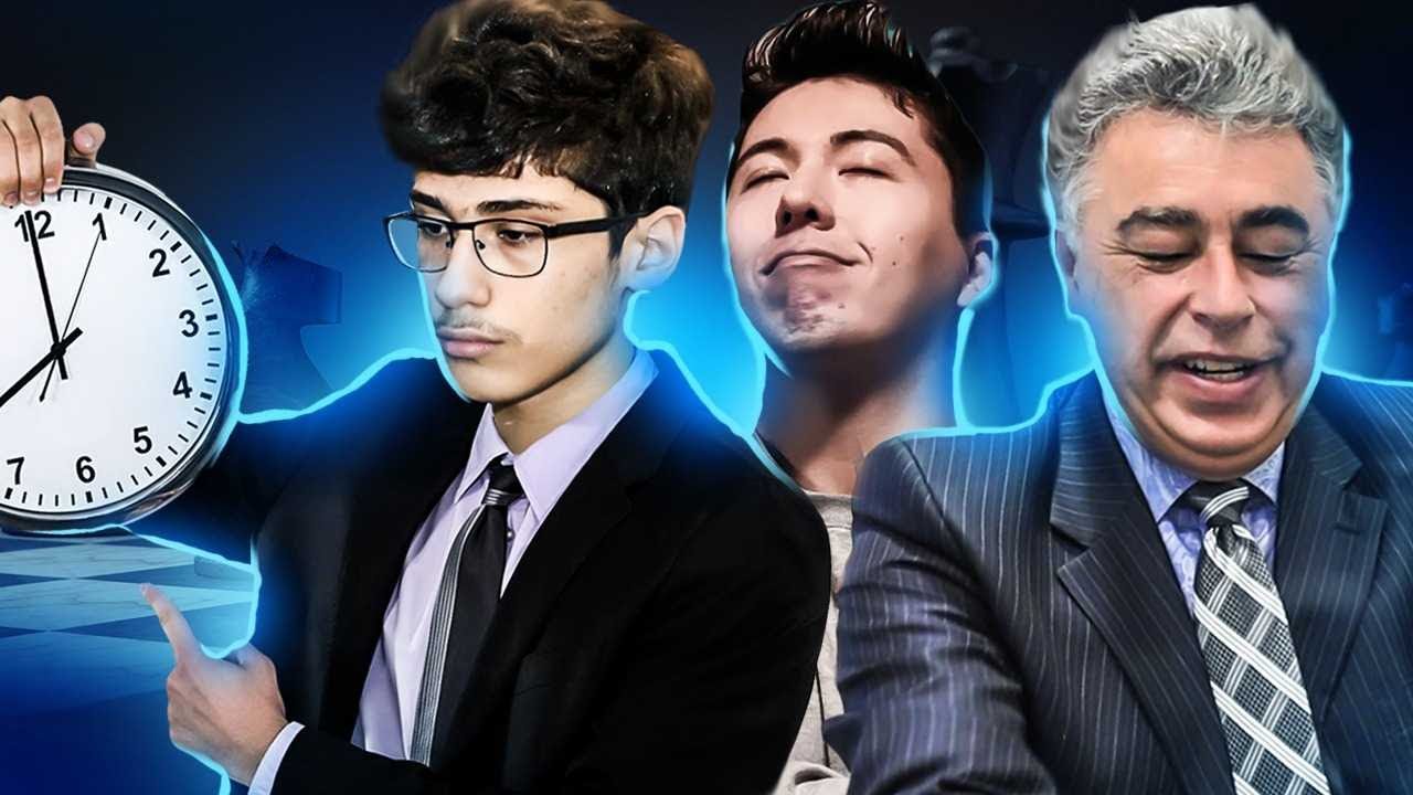 Eric Hansen VS Firouzja with Yasser kibitzing