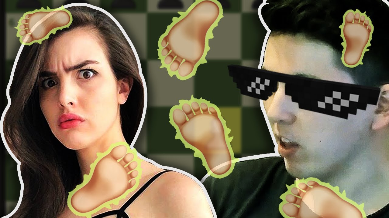 FOOT CHESS!? Botez & ChessBrah Try to Beat Viewers