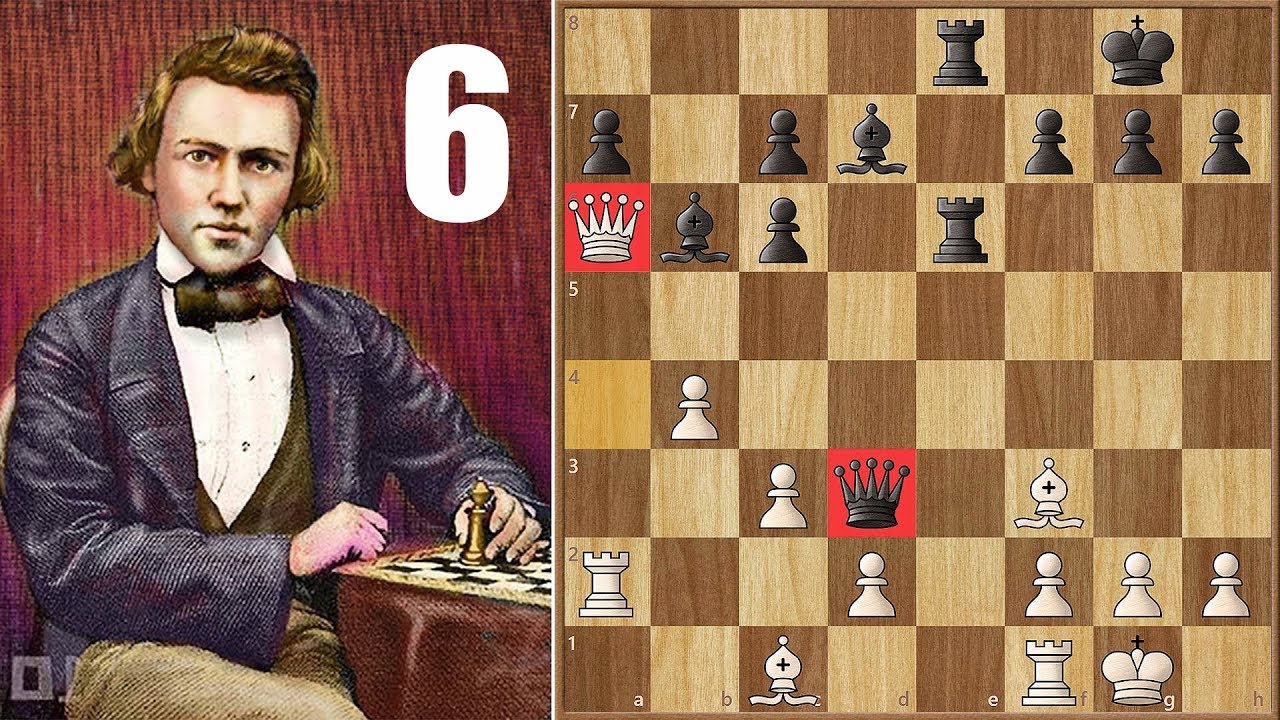 Legendary Game 6! || Paulsen vs Morphy (1857) || 1st American Chess ...