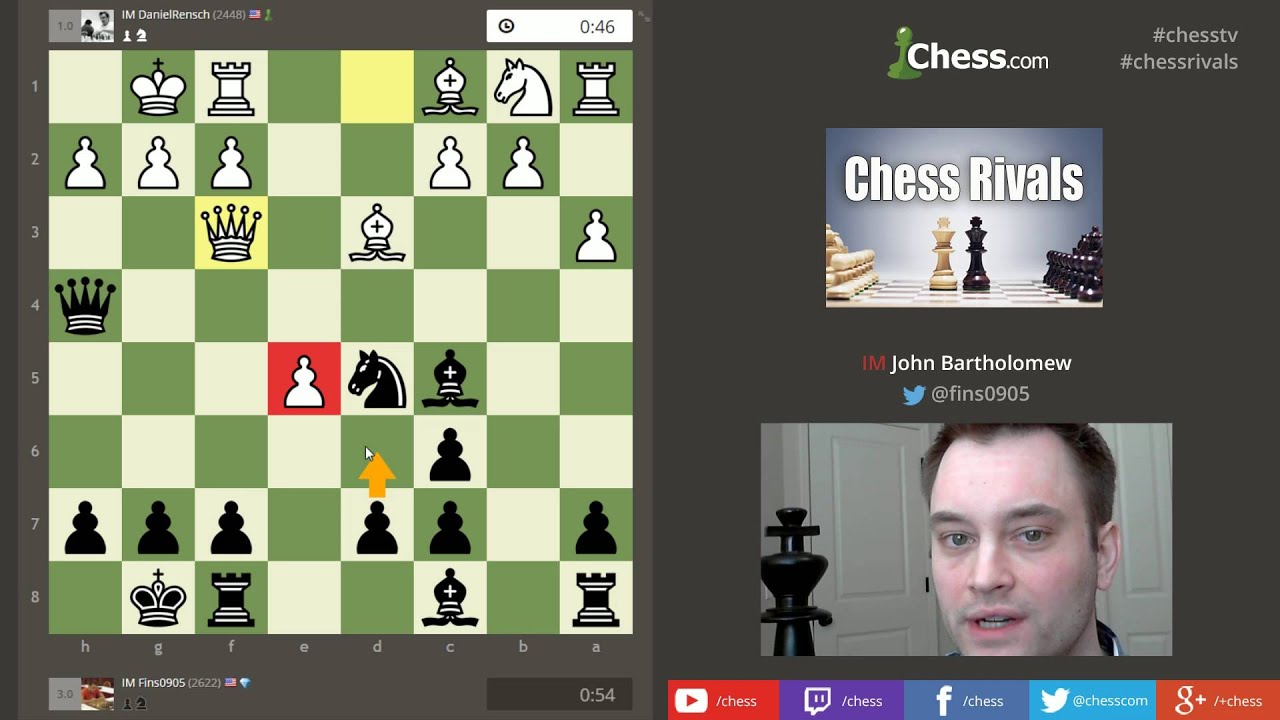 Chess Rivals #10: Race to 6.5 vs. IM Daniel Rensch [Bullet]