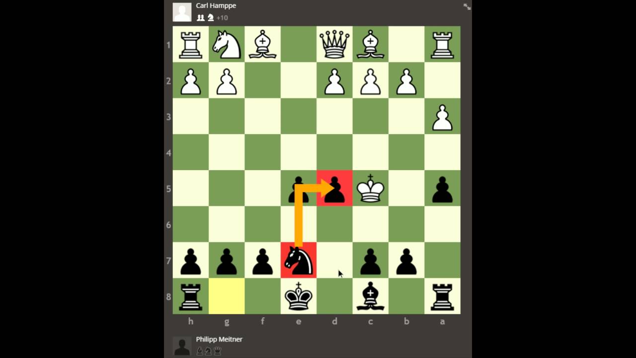 Carl Hamppe vs. Philipp Meitner, Vienna 1872 [The Immortal Draw]