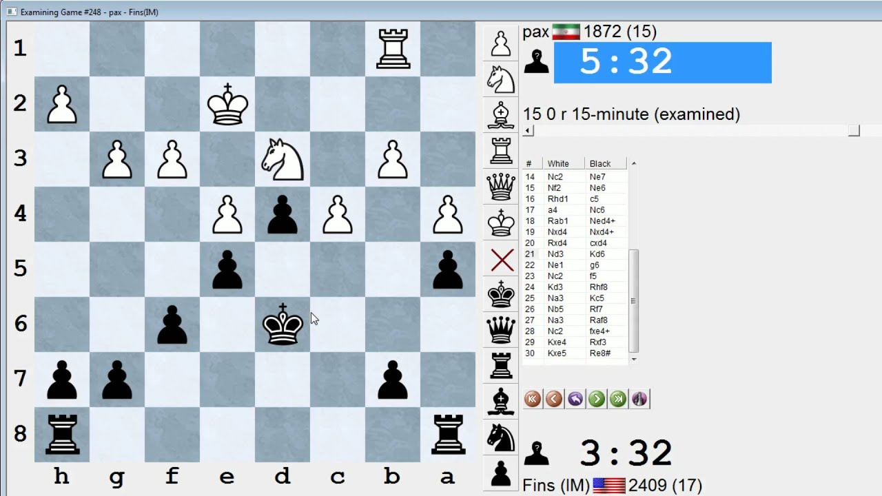 Standard Chess #166: pax vs. IM Bartholomew (Old Indian Defense)
