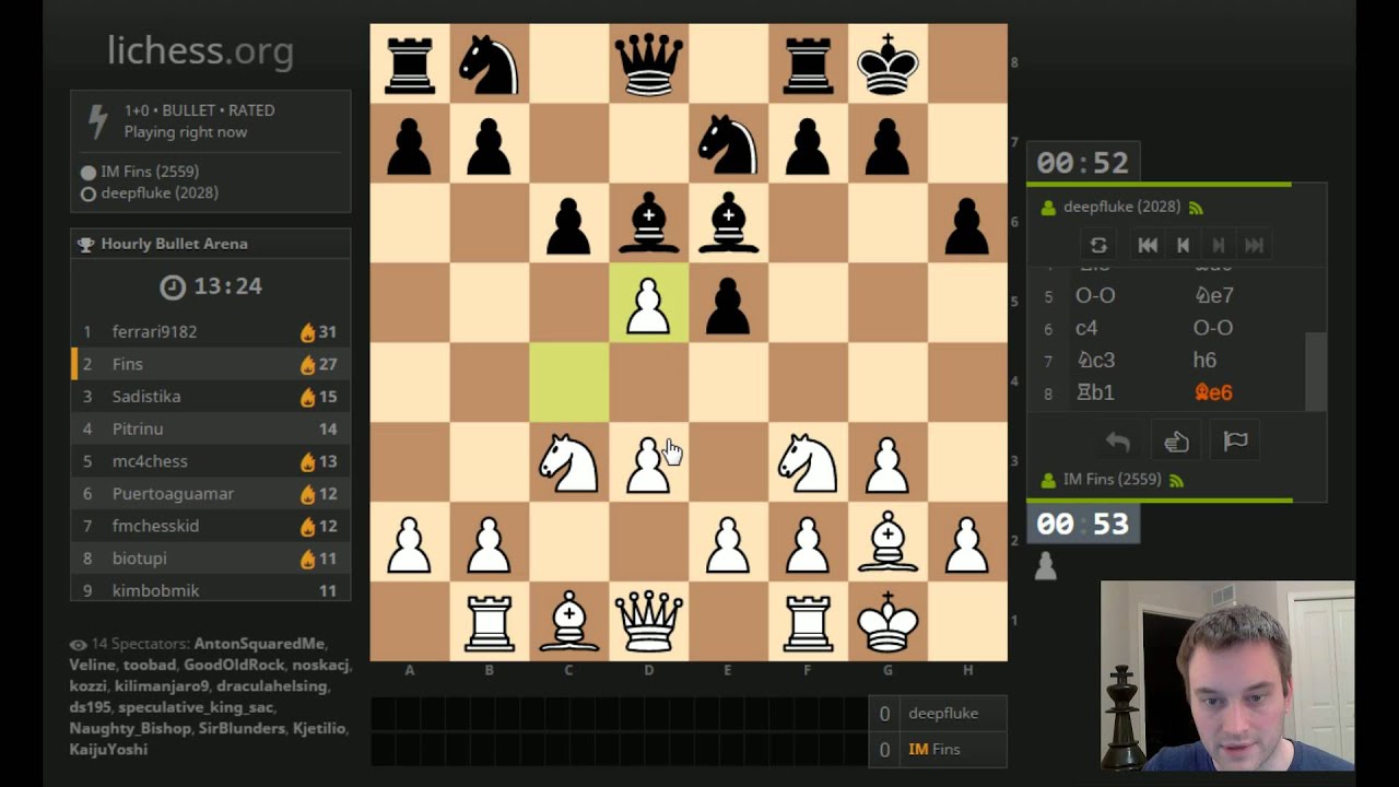 Bullet Chess #206: [Tournament] lichess Bullet Arena