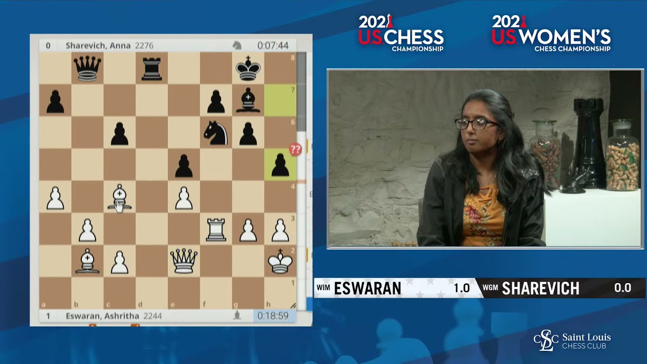 2021 U.S. Chess Championships: Ashritha Eswaran Interview | Round 1