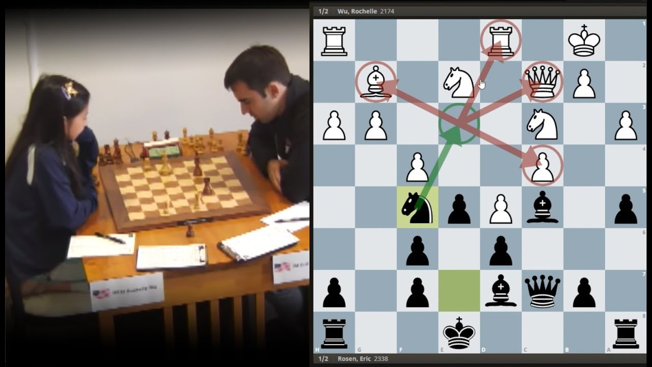 WIM Rochelle Wu vs IM Eric Rosen | Black Knights’ Tango Opening