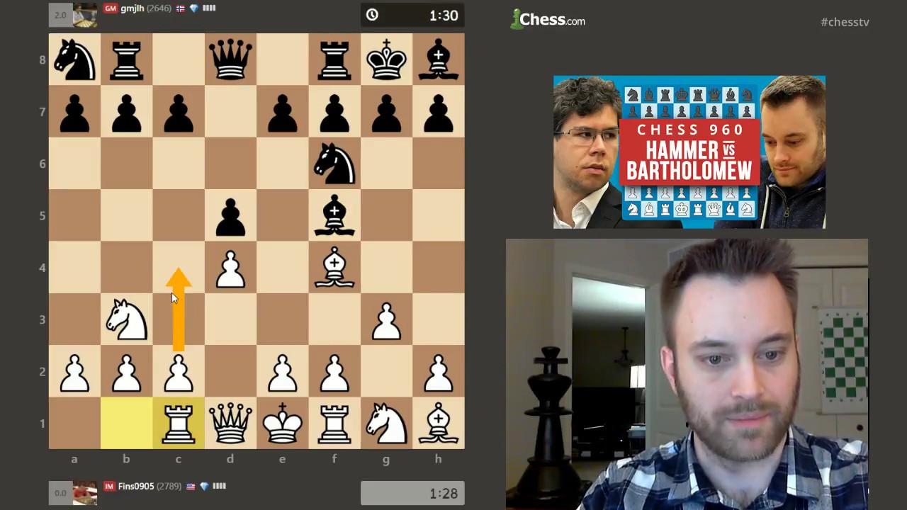 Chess 960 Match vs. GM Jon Ludvig Hammer