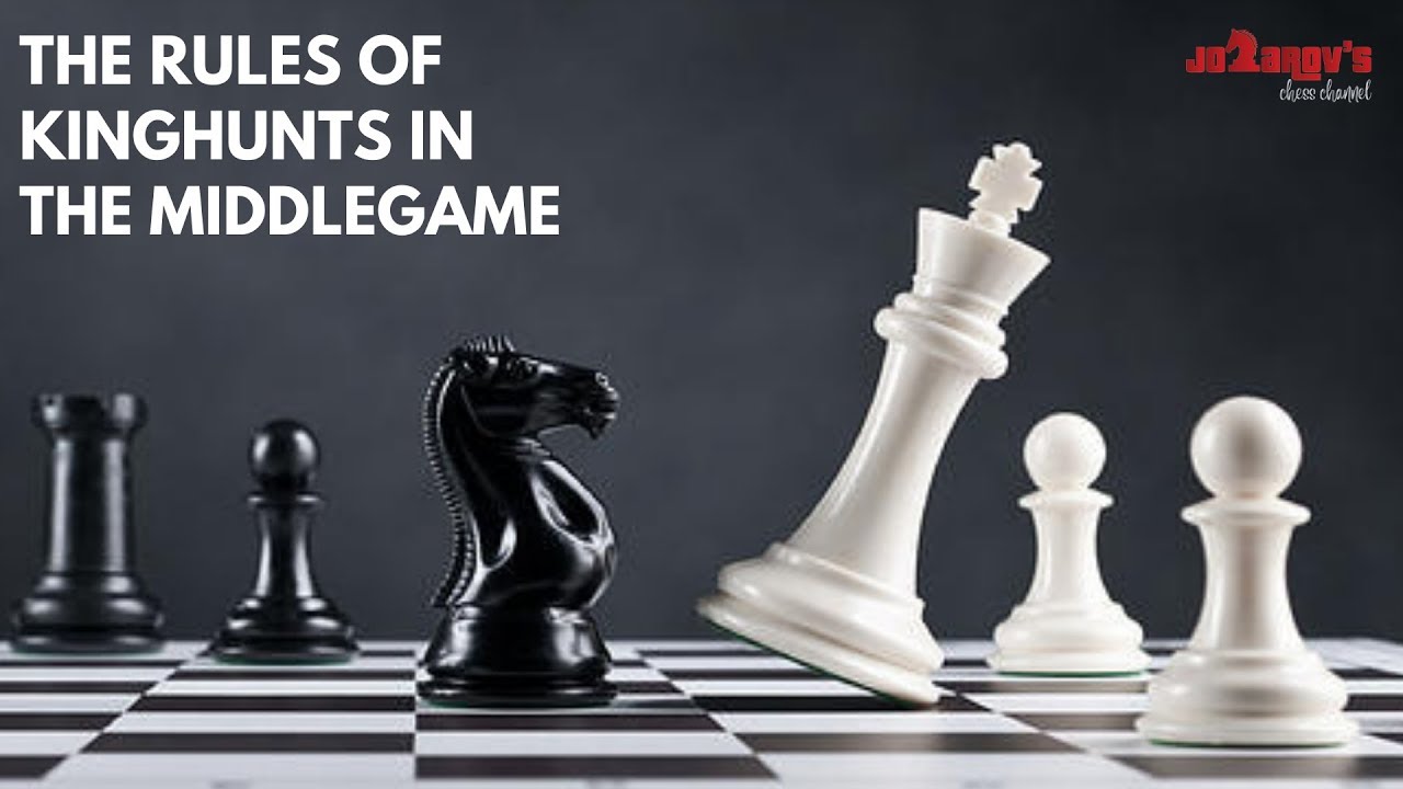 The rules of the King hunt in the middlegame - Chess middlegame strategy
