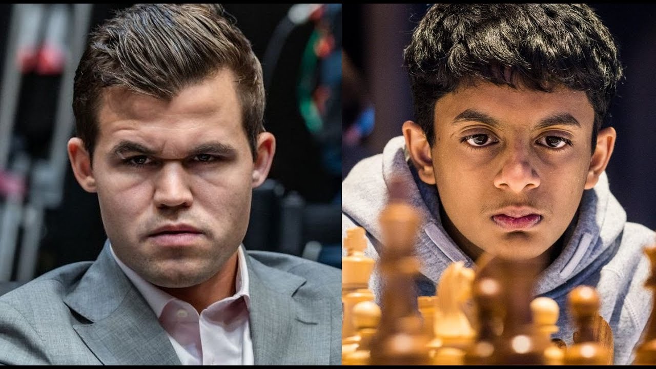 Nihal Sarin beats Magnus Carlsen with sublime positional play | Carlsen vs Challengers event