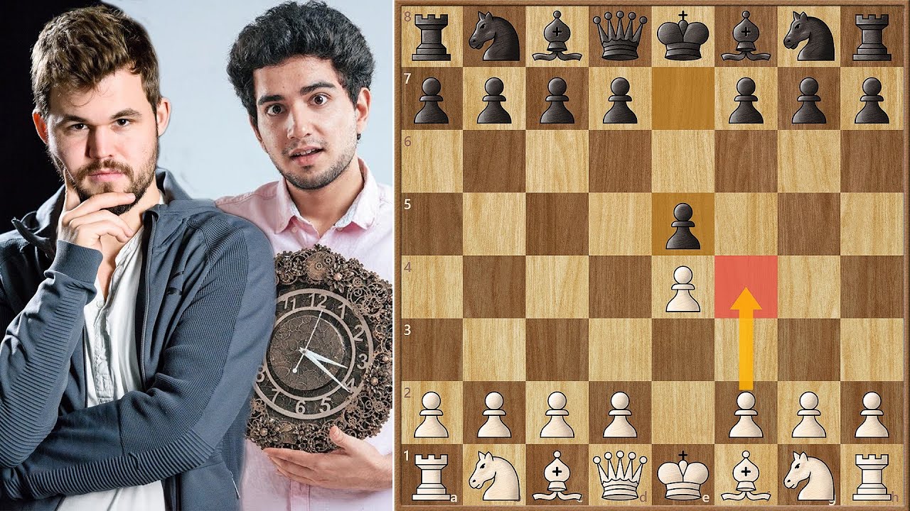 Samay Raina vs Magnus Carlsen ONLY 15 SECONDS ON THE CLOCK!