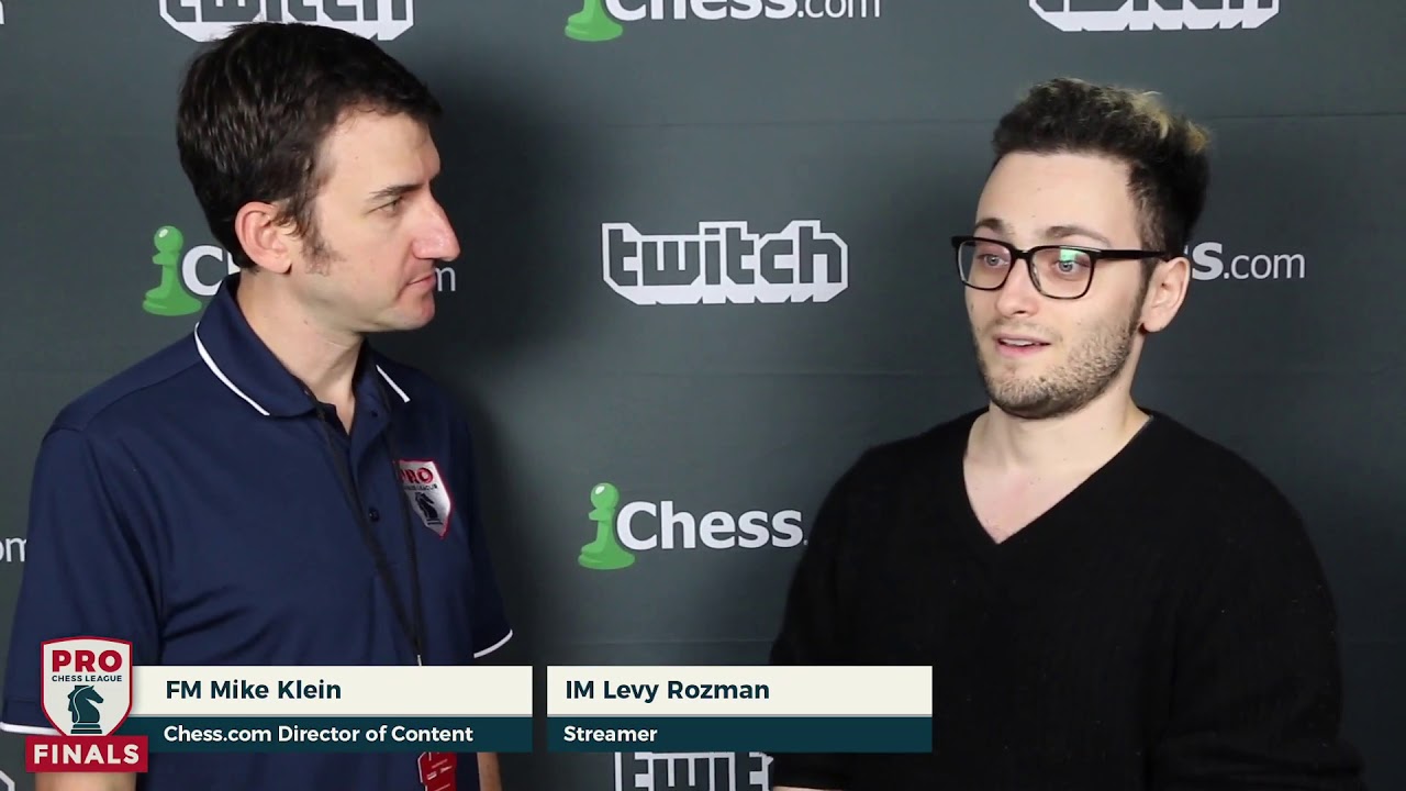PRO Chess League Celebrity Interviews: Levy Rozman