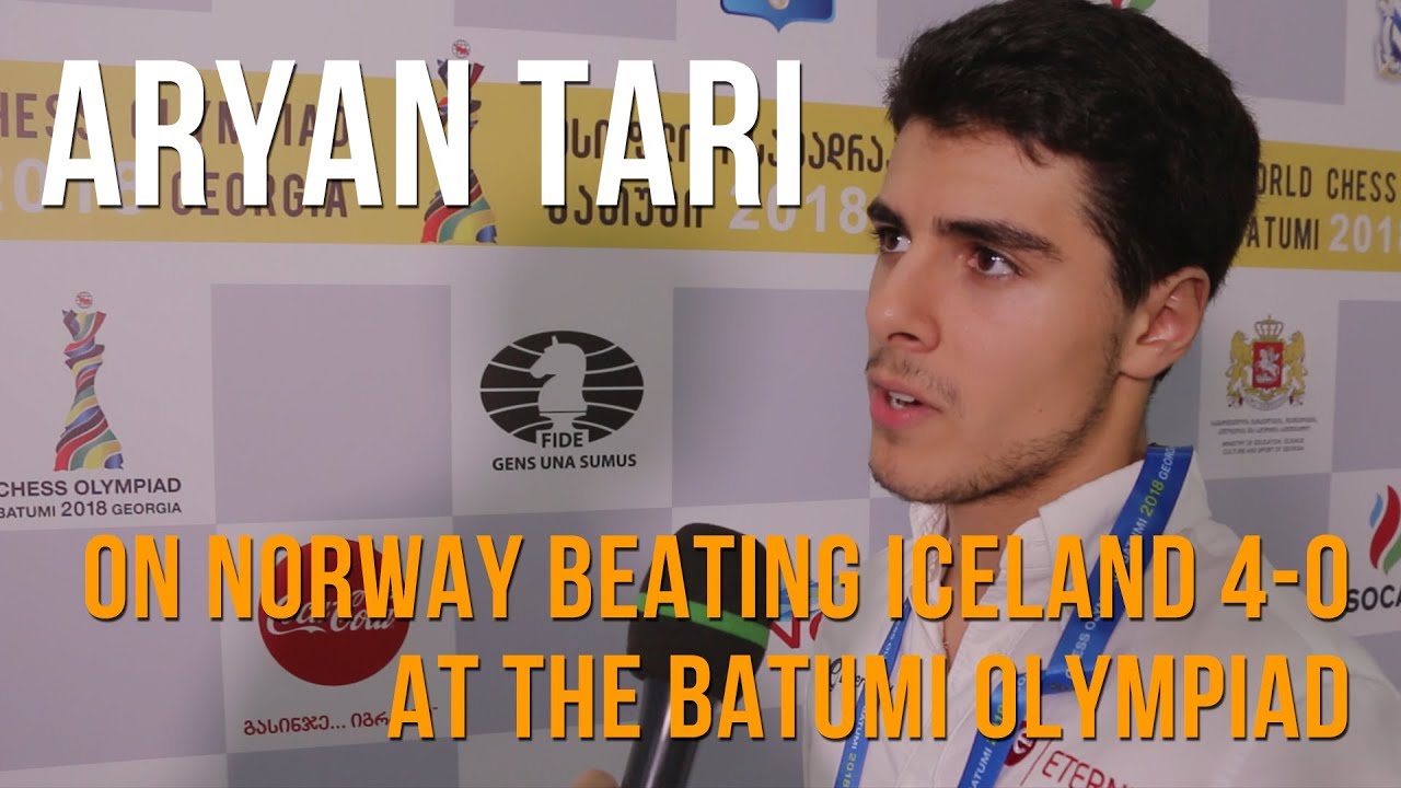 Aryan Tari on Norway beating Iceland 4-0 at the Batumi Olympiad