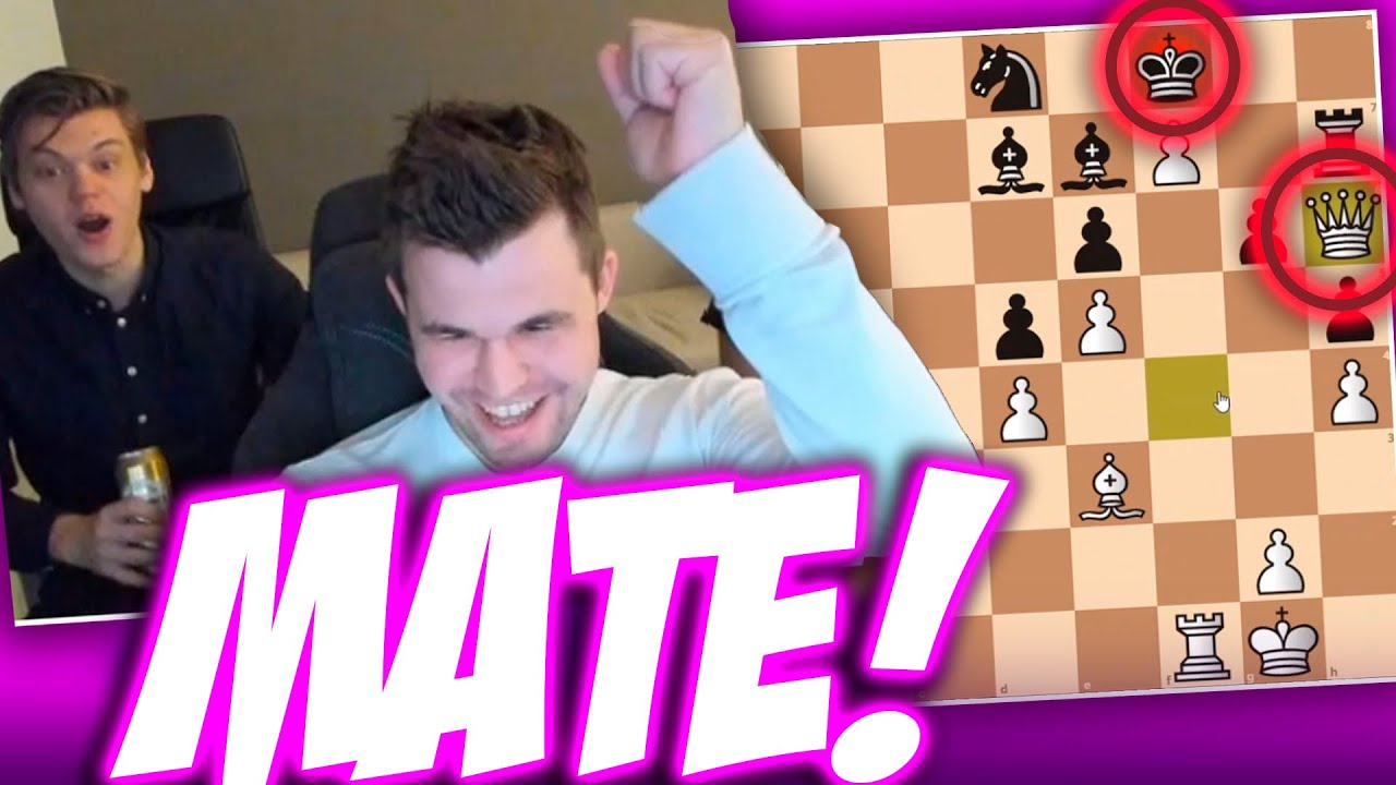 Magnus Carlsen Finds a Beautiful CheckMate Idea and Wins the Titled Arena