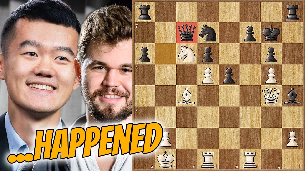 Brilliancy That Never… || Carlsen vs Ding || Magnus Carlsen Grand Final ...
