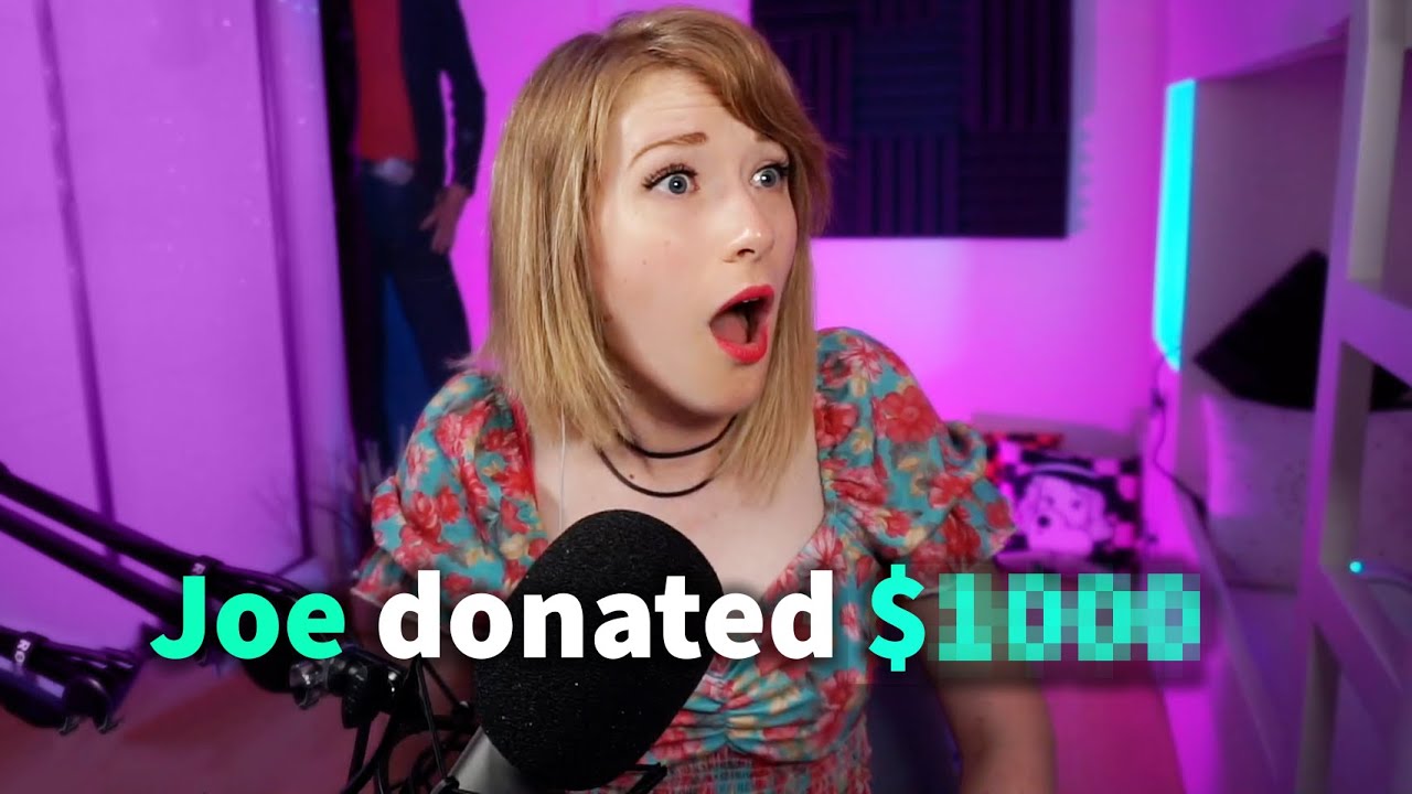 Twitch streamer gets overwhelmed by generosity