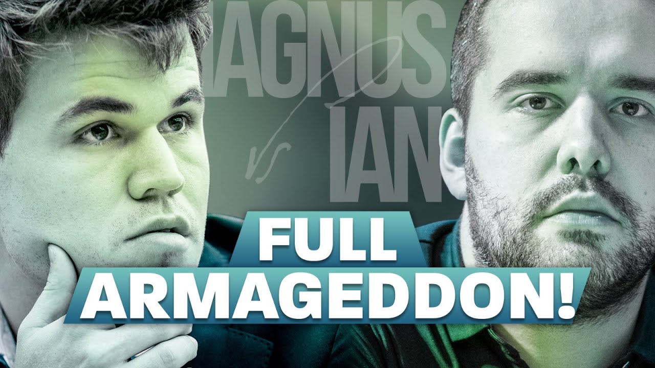 FULL ARMAGEDDON GAME! Magnus Carlsen vs Ian Nepomniachtchi Norway Chess ...