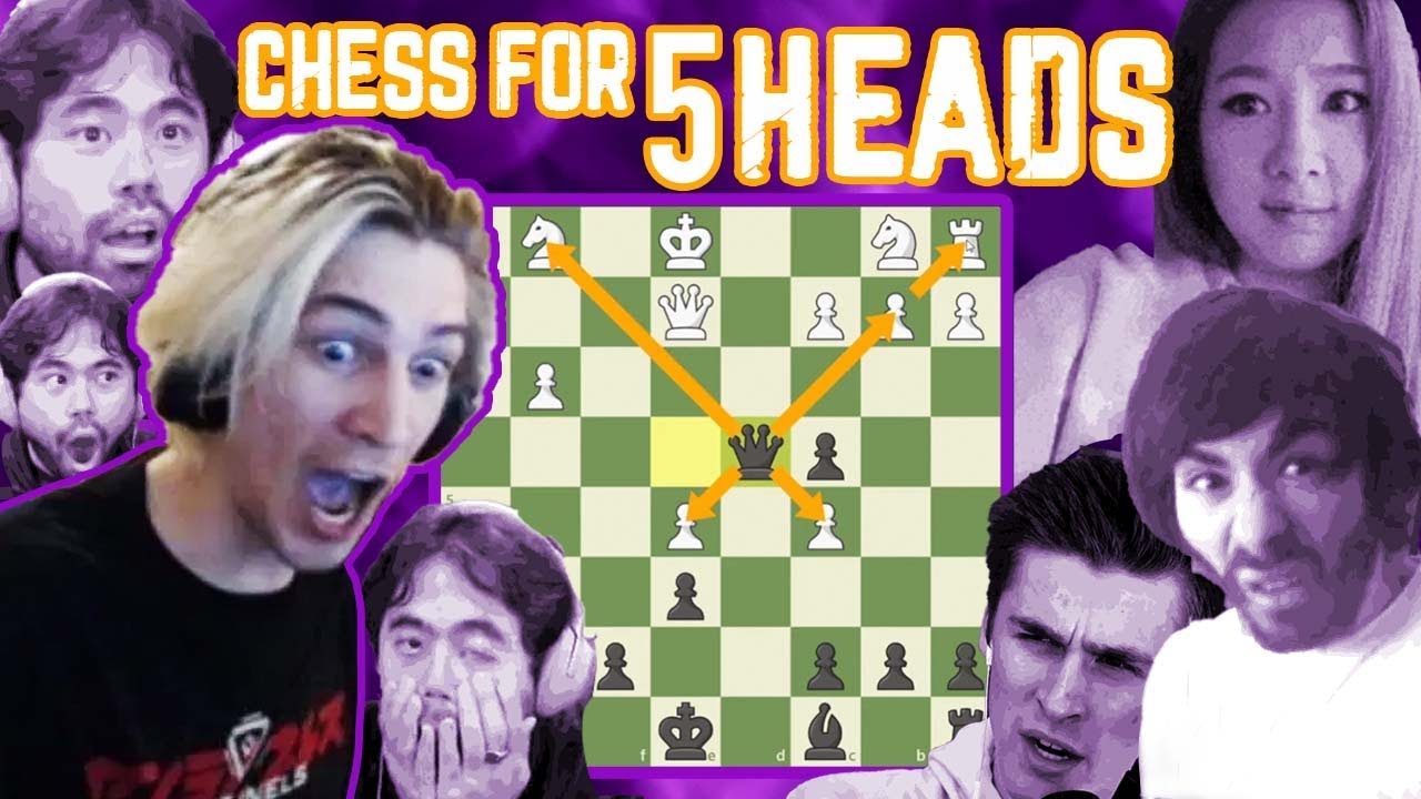 Chess for 5Heads: xQc, Hikaru, Wooden Shield, & More