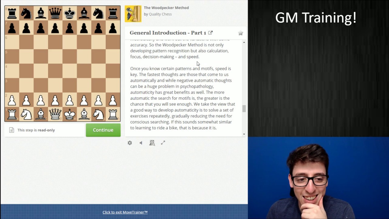 GM Training: The Woodpecker Method - Day 1