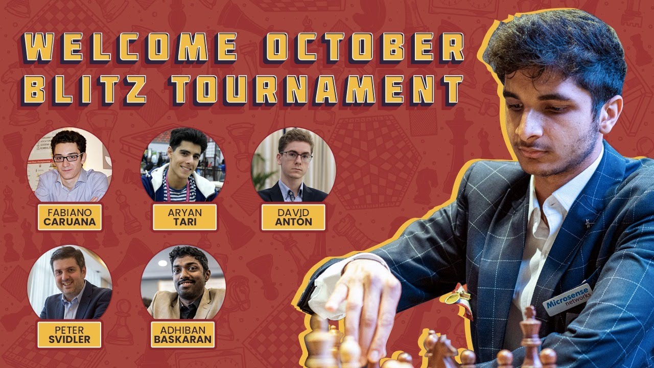 Welcome October- Blitz Chess Tournament