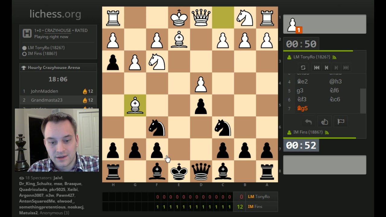 CRAZYHOUSE Chess #1: Bullet Arena!
