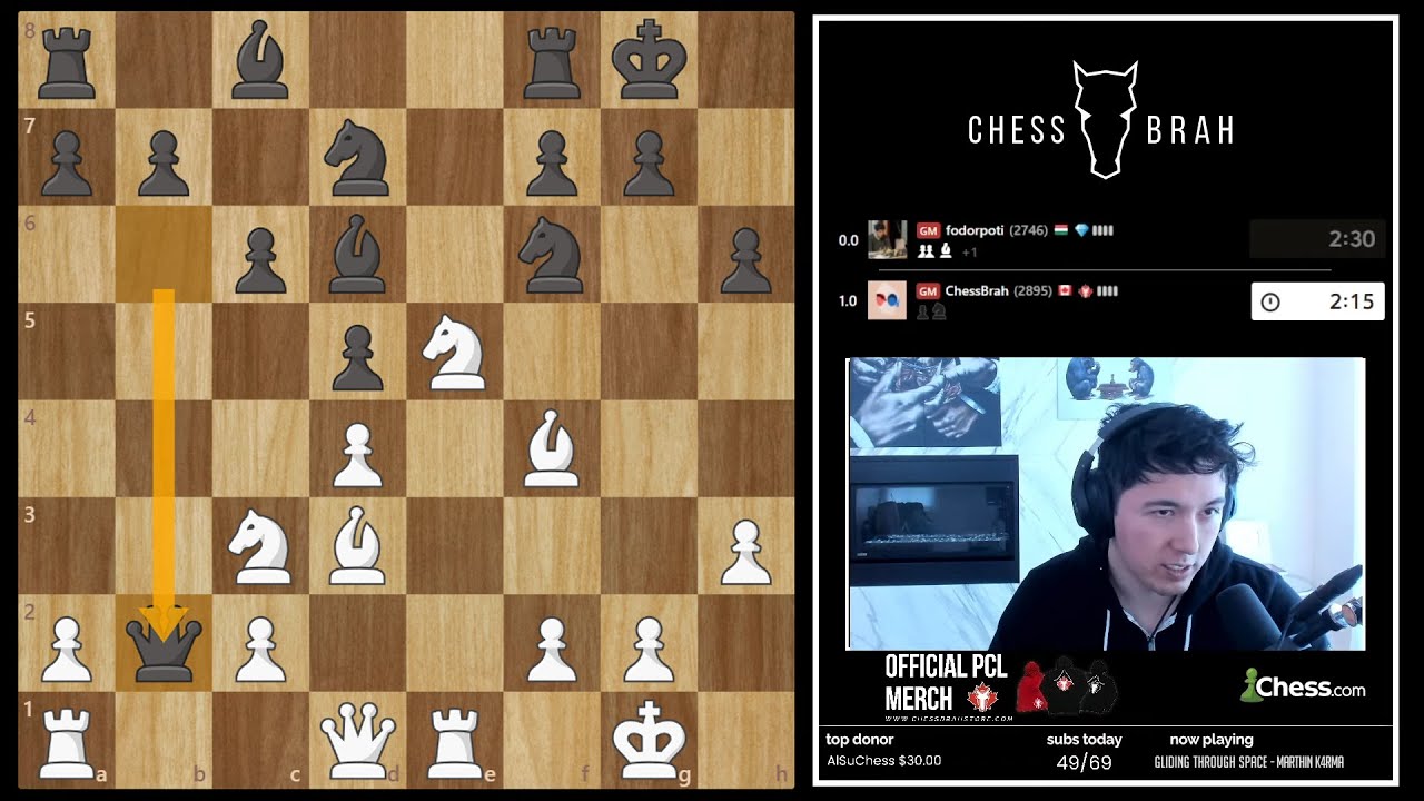 This is what happens when you take poisoned pawns