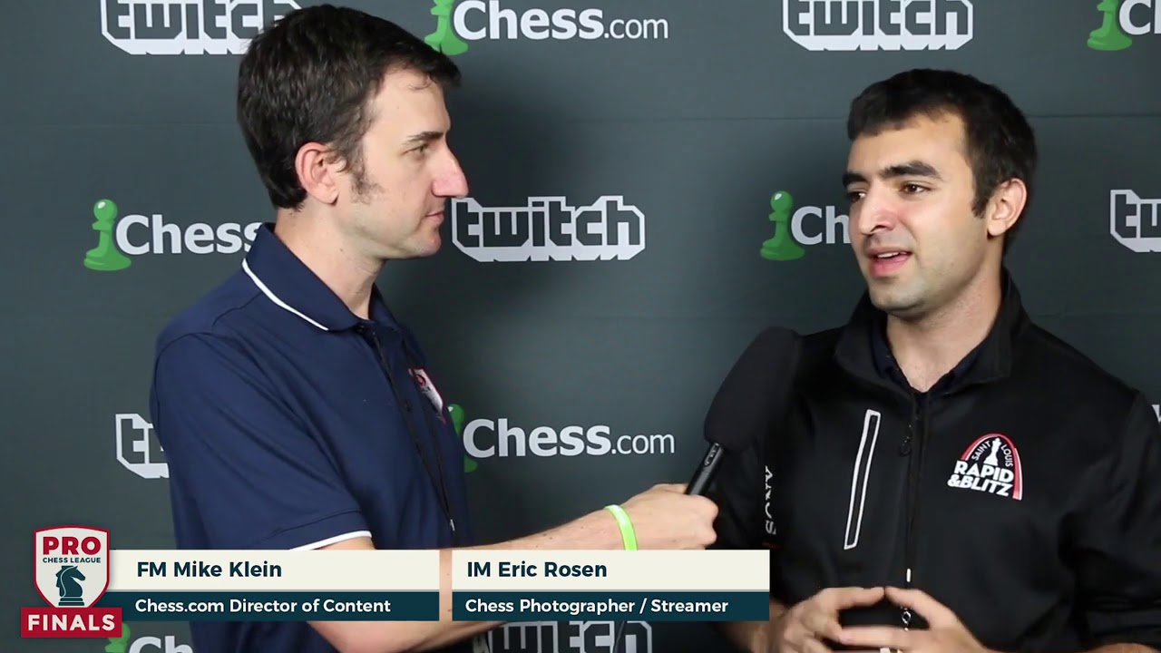 2019 PRO Chess League Celebrity Interview: IM Eric Rosen