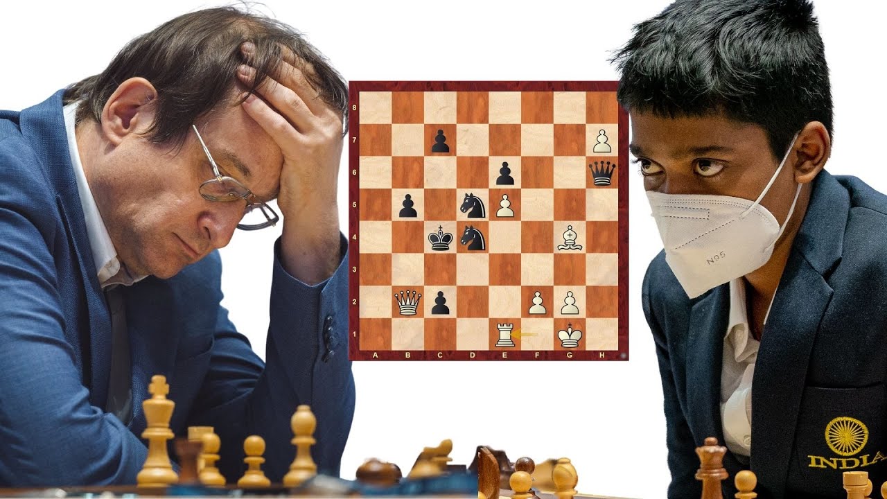 This 57-year-old GM beat Praggnanandhaa in an insanely complex game ...