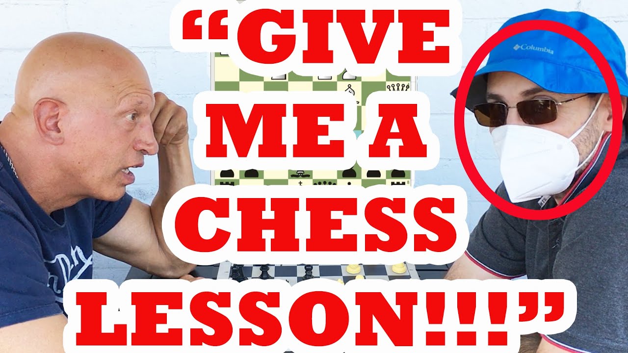 New Hustler Asks Trash Talker For A Chess Lesson! Boston Mike vs Izzy