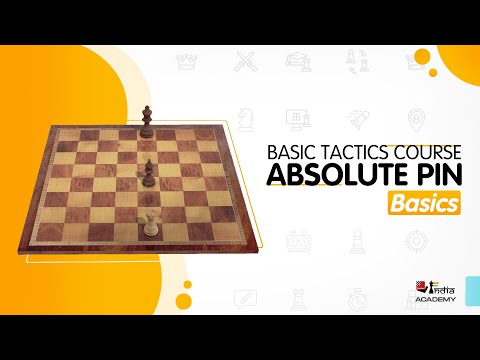 Chess Tactics Course for beginners Part 1 - Basics of Absolute Pin