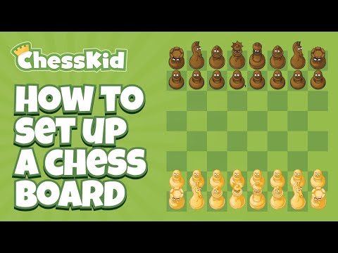 How to Set Up a Chess Board! | Chess Rules for Kids, Coaches & Parents ...