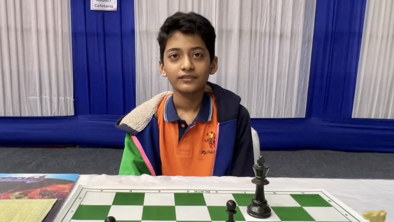 13-year-old Darsh Shetty (1336) speaks about how he beat WGM Divya Deshmukh