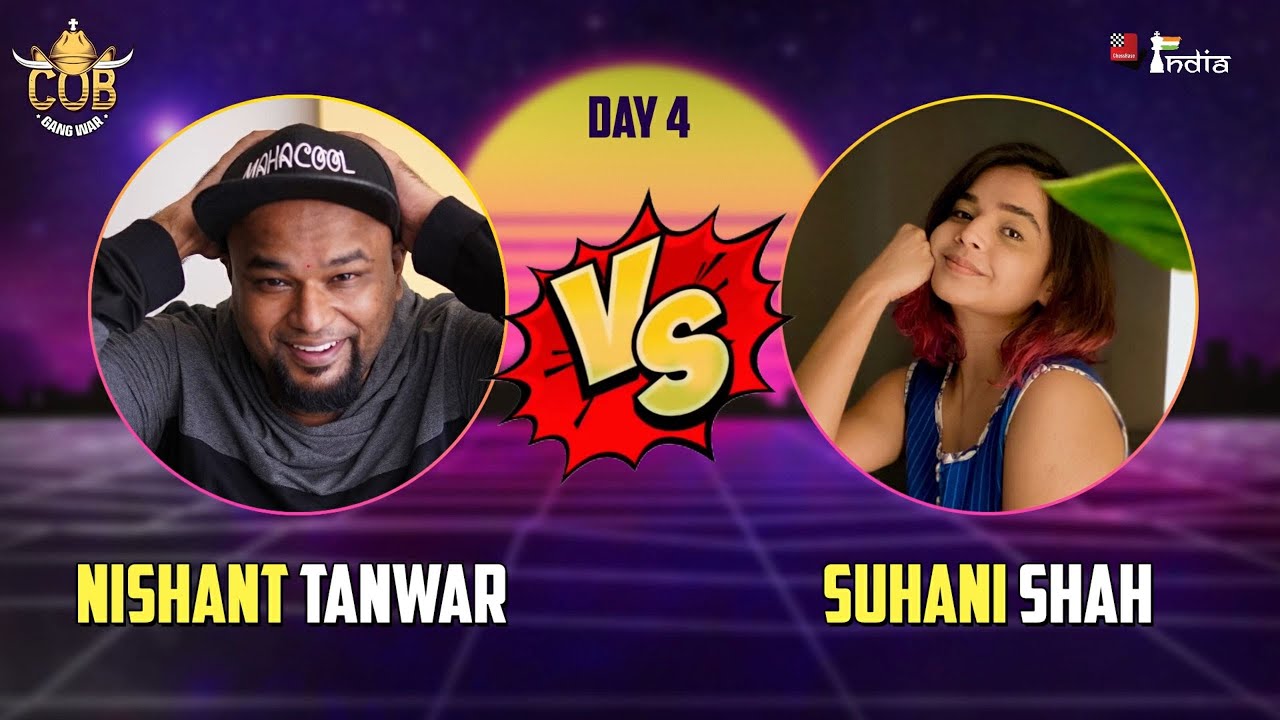 Suhani Shah with a perfect 4.0/4 score at the COB GangWar