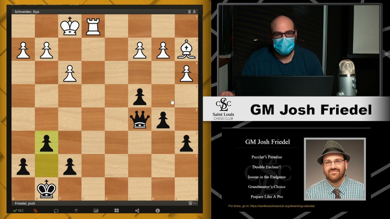 Friedel’s Inspirational Moves!! | Double Exclam!! - GM Josh Friedel