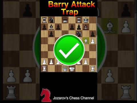 Barry Attack Trap Against Double FIANCHETTO! - #shorts