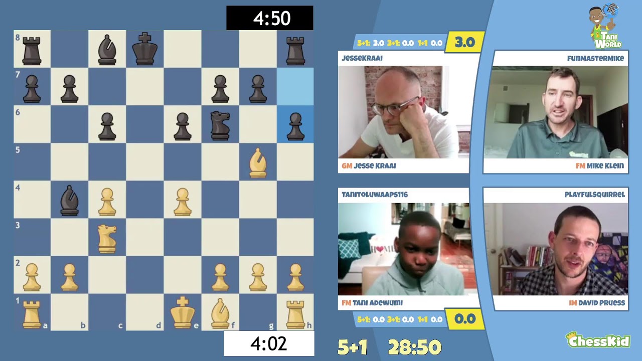 Tani vs. The World - FM Tani Adewumi vs. GM Jesse Kraai