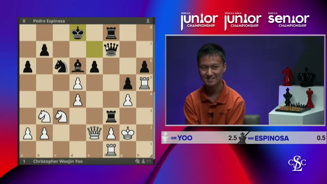 Sharp Victory over Espinosa! | GM Christopher Yoo | Round 3
