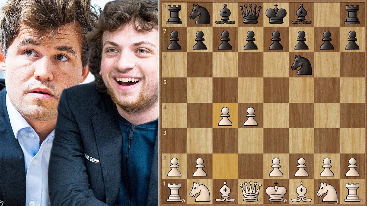 Hans Niemann Beats Magnus Carlsen in Just 2 Moves