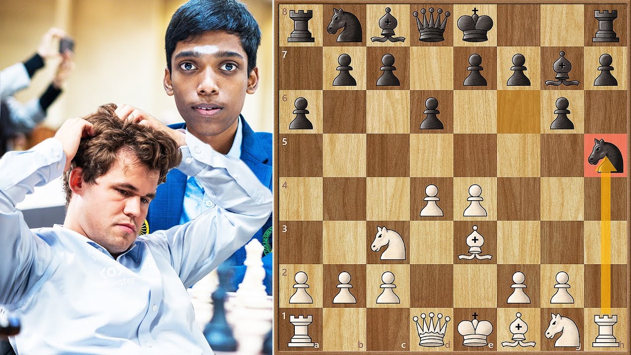 Magnus Very Upset With Pragg’s Early Sacrifice