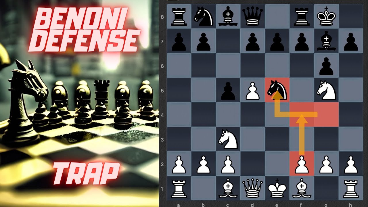 Beat the BENONI DEFENSE in 8 Moves!