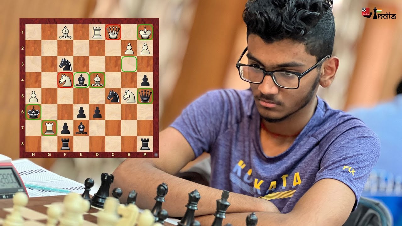Ram Aravind’s genius! Crazy attack against IM S. Nitin | Bikaner Open 2022