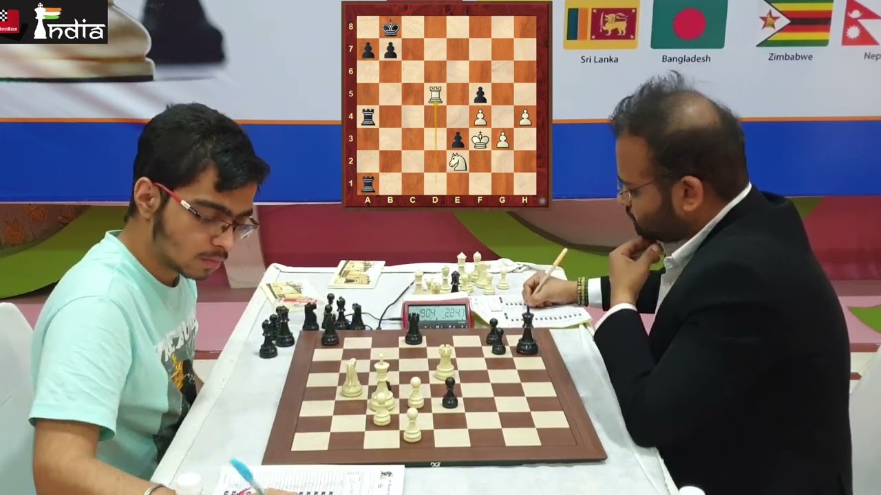 GM Abhijeet Gupta maintains his perfect score at the 1st Bikaner Open | Kushagra vs Abhijeet