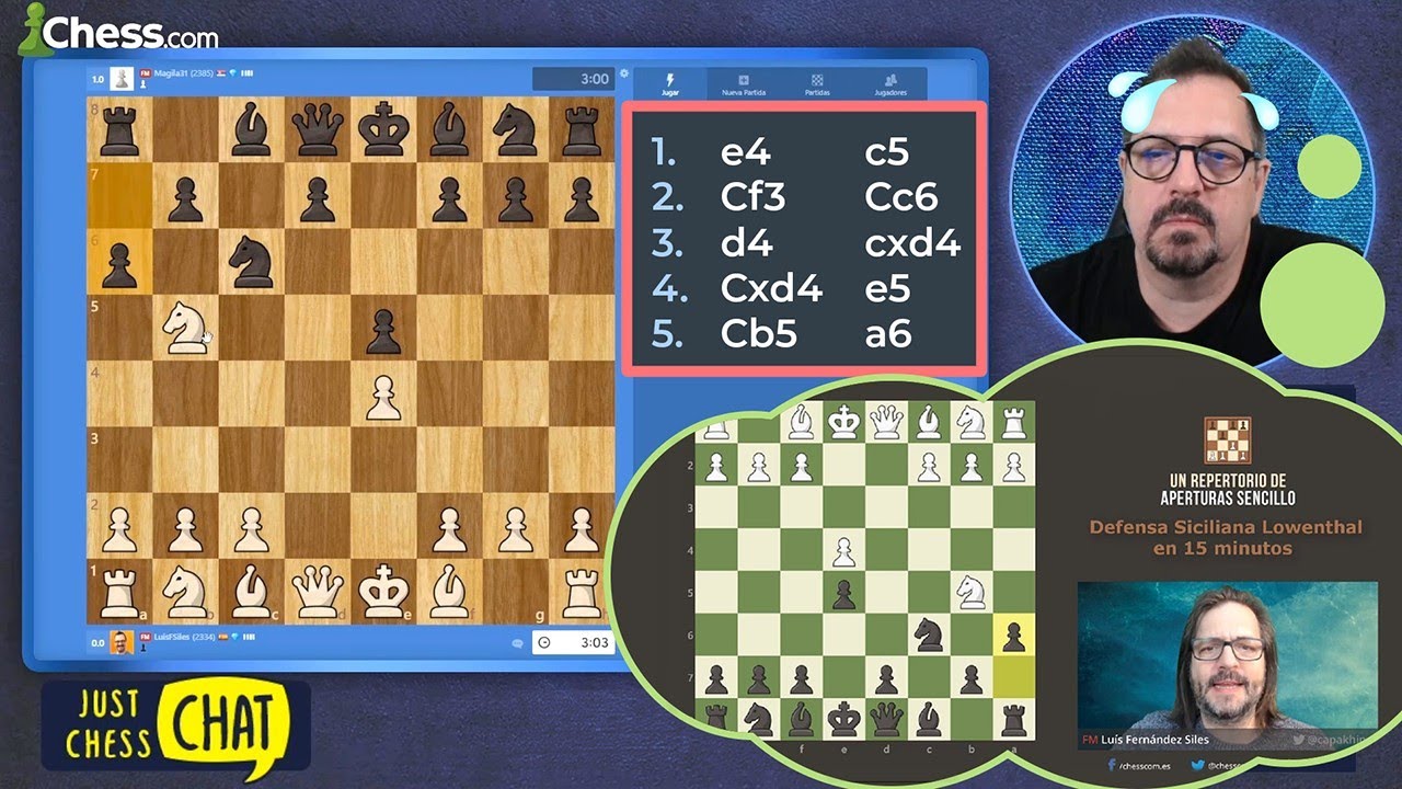 LUISÓN jugando contra sus PROPIAS RECOMENDACIONES ⭐ Siciliana Lowenthal