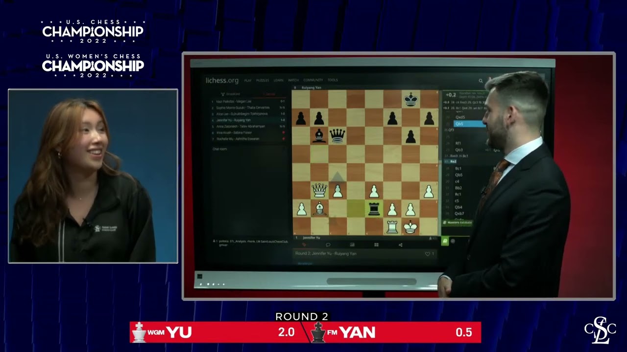 Jennifer Yu: Can She Repeat 2019? | Round 2 - Chess Chest